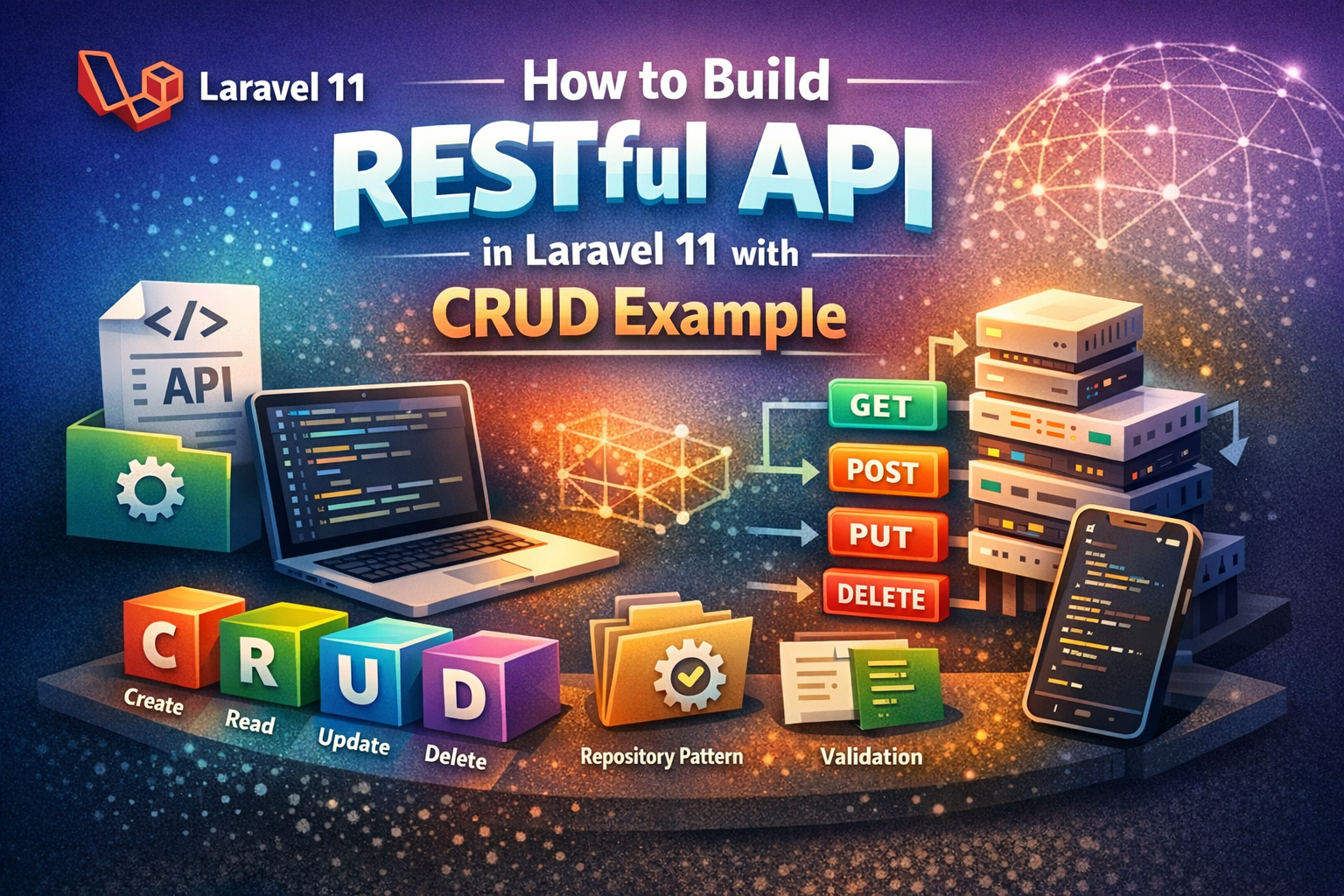 How to Build RESTful API in Laravel 11 with CRUD Example